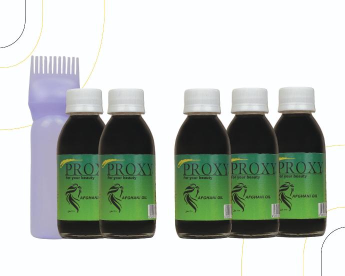 3 Bottles of Proxy Hair Oil + An additional 2 bottles and a free oil ...